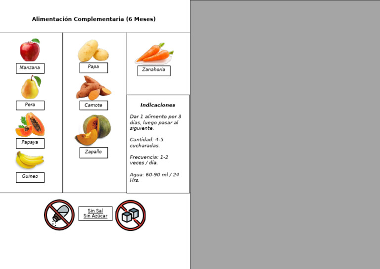 Alimentacion Complementaria | PDF