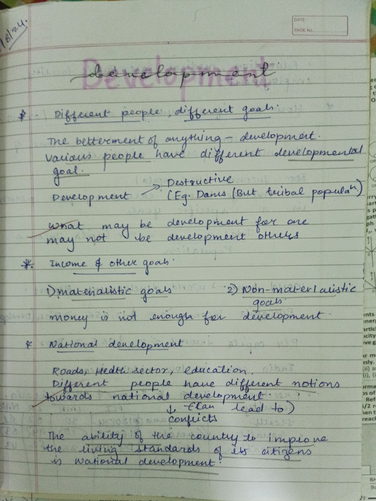 Handwriiten Topper Notes Development | PDF