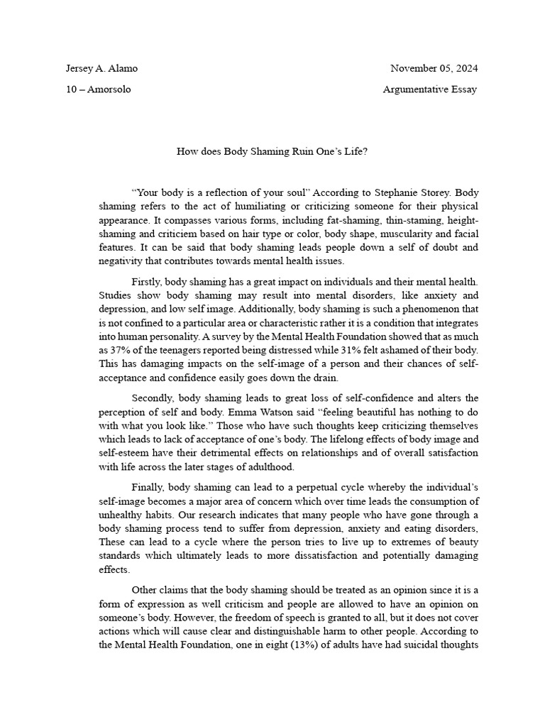 Document (31) | PDF | Shame | Body Image