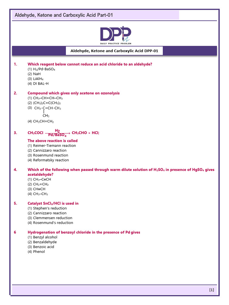 dpp-2 | PDF | Aldehyde | Methyl Group