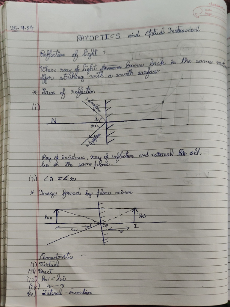 PHYSICS ( RAY OPTICS) | PDF