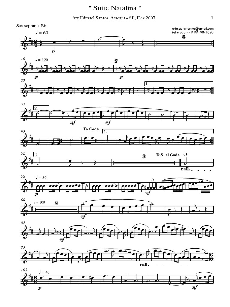 Sax Soprano | PDF