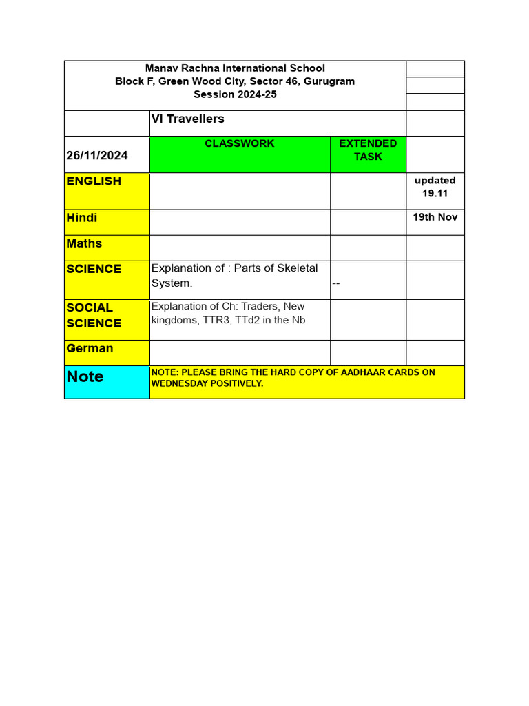 CW & Extended Task 26 Nov | PDF