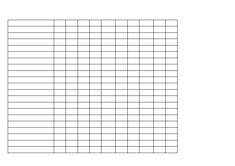 University Info Table One Page | PDF