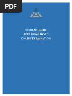 Instructions For Students Taking The ASSET Exam | PDF