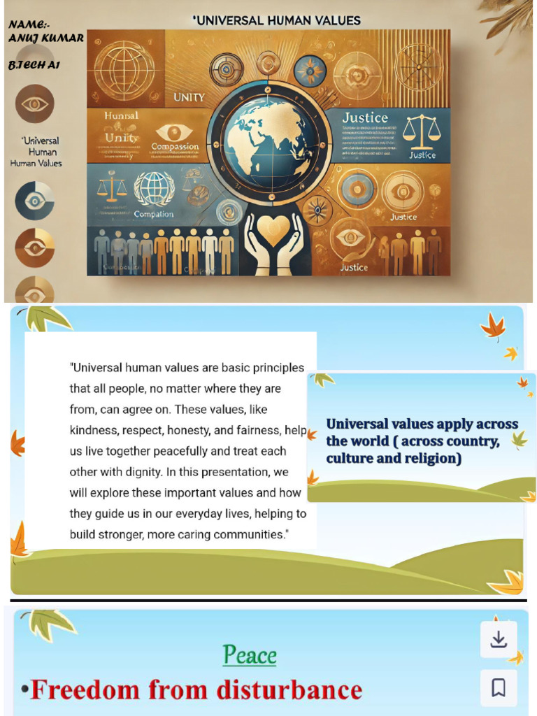 Presentation1 Universal Human Values | PDF