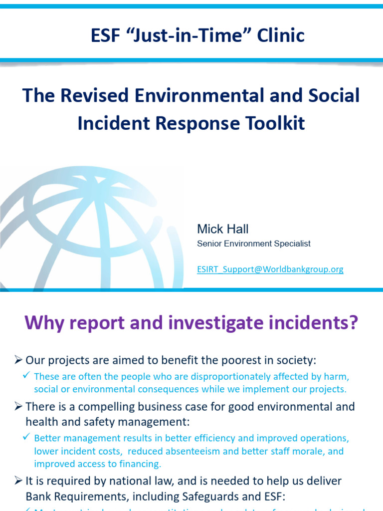 Environmental Incident Reporting Guide | PDF | Occupational Safety And ...