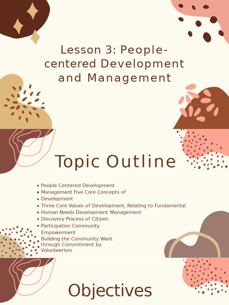 Lesson-3-People-Centered-Development-Management | PDF | Empowerment ...