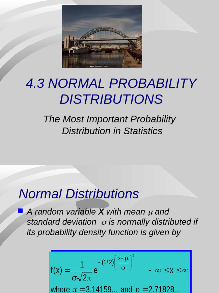 NORMAL1 | PDF | Normal Distribution | Probability Distribution