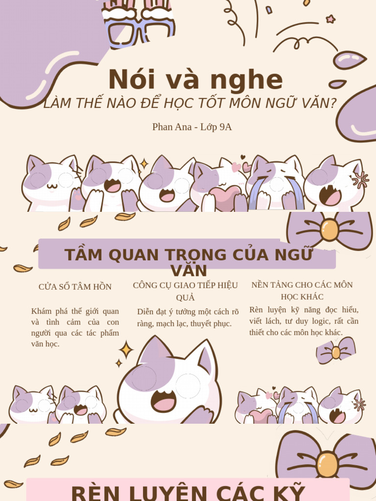 Phan Ana - Lớp 9A Nói Và Nghe | PDF