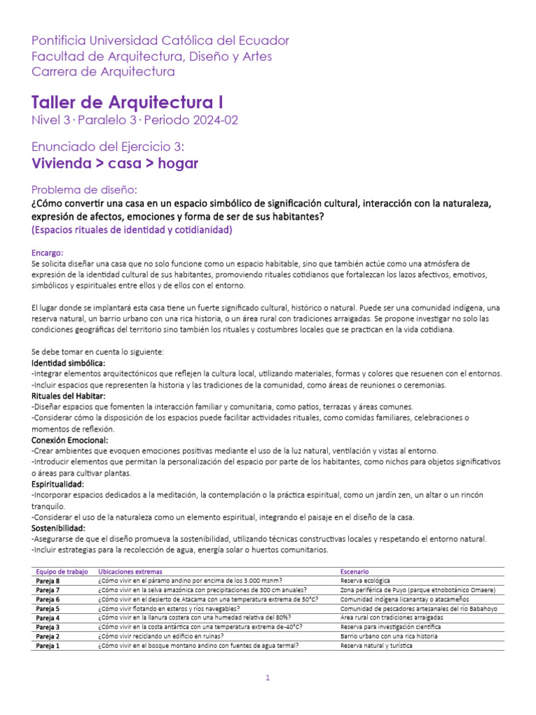 Enunciado ejercicios 3 | PDF | Diseño