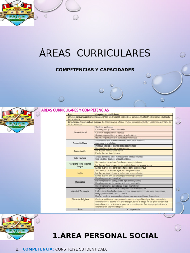 Áreas Curriculares | PDF | Geometría | Estadísticas