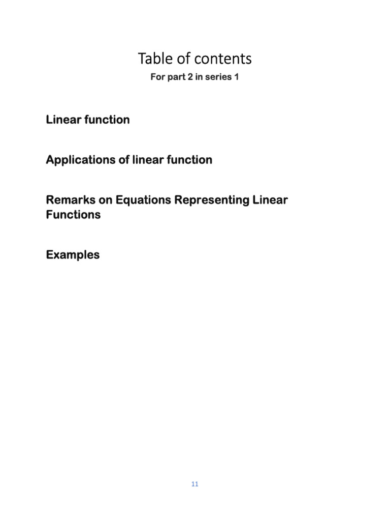 Linear Functions and Their Applications | PDF | Function (Mathematics ...