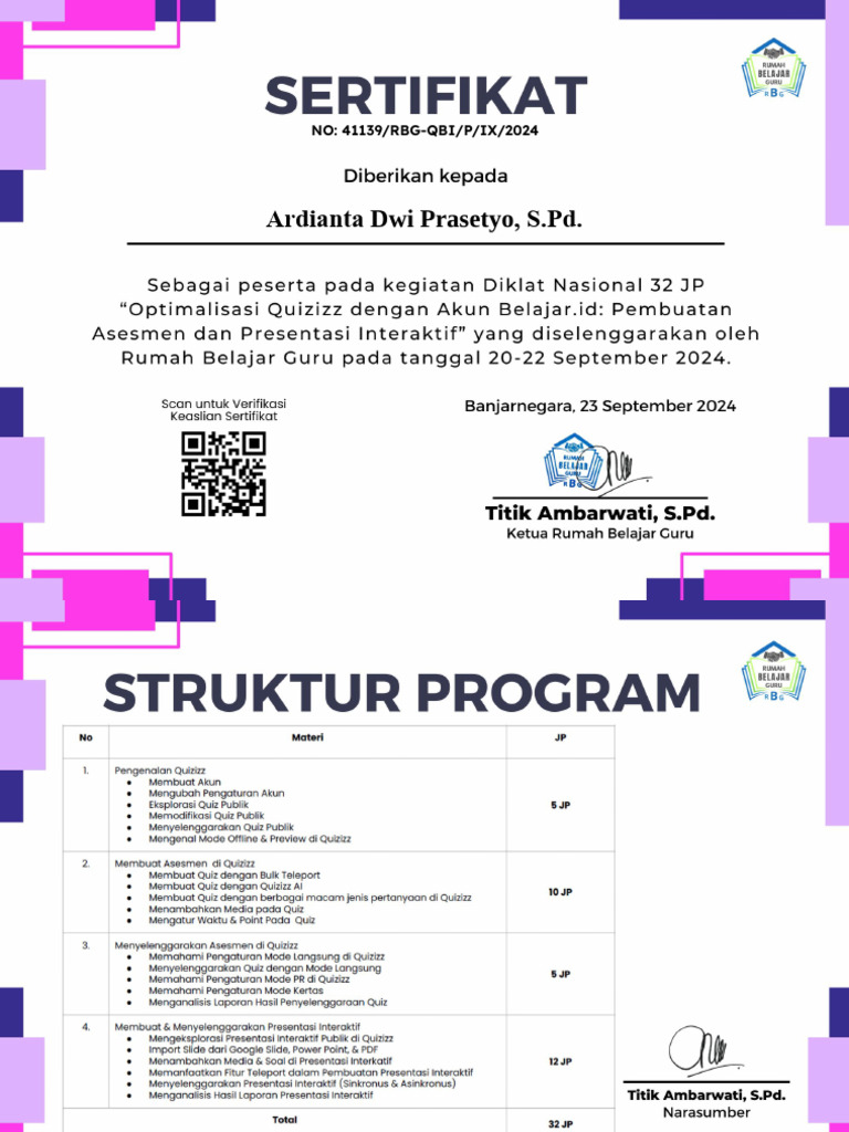 Sertifikat Webinar | PDF