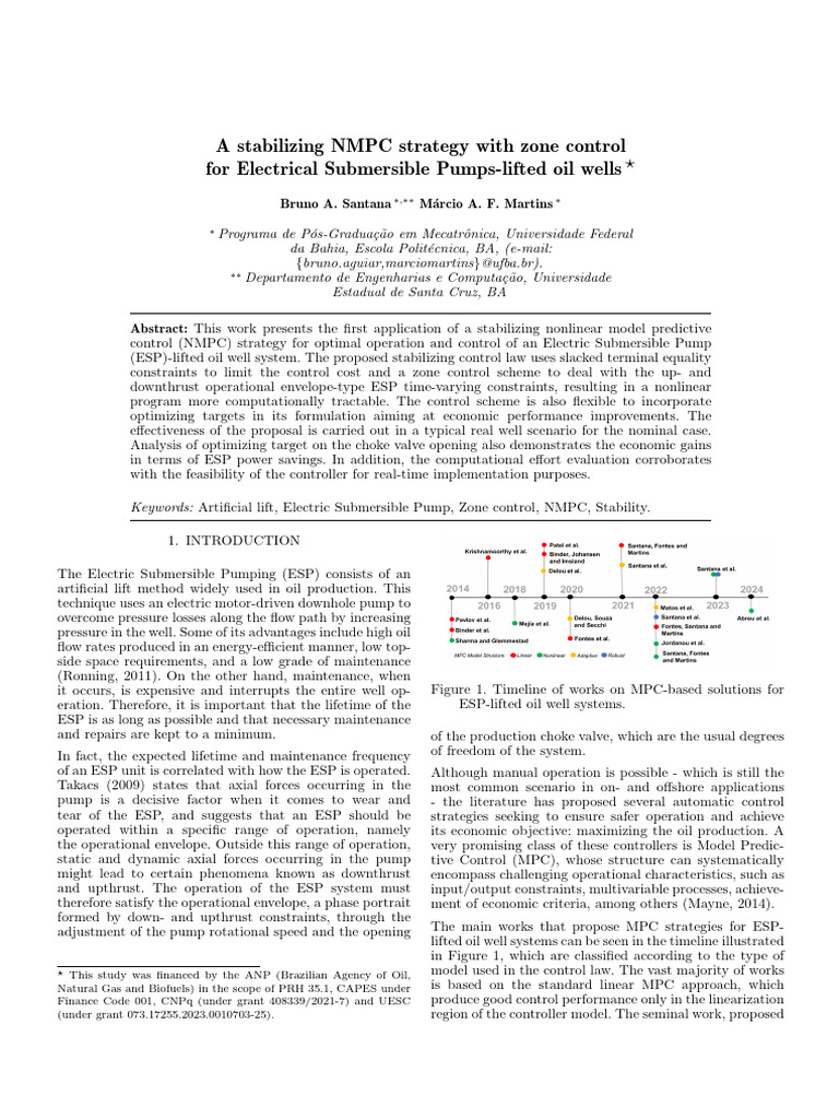 CBA_2024___Stabilizing_NMPC-Submissao-Final | PDF | Simulation | Mathematical Optimization