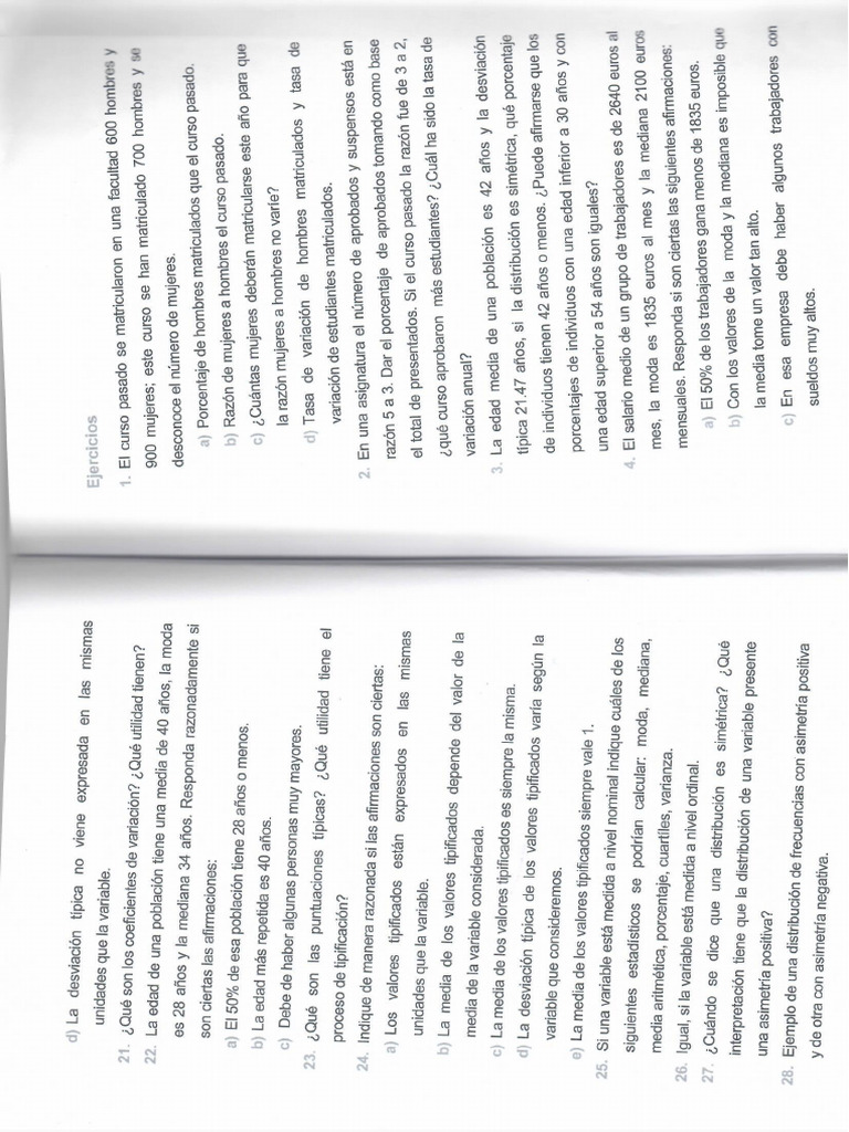 Ejercicios Tema 5 AD | PDF