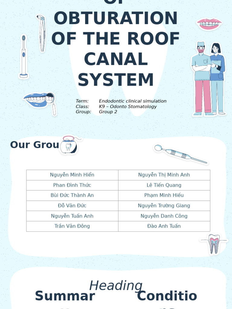 8.root Canal Obturation Technique - Group 2.1 | PDF | Dental Composite ...