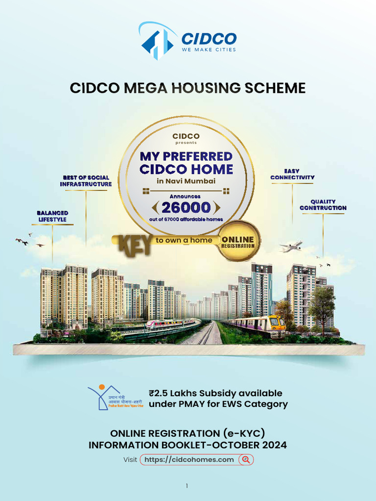CIDCO's My Preferred Home Scheme 2024 | PDF