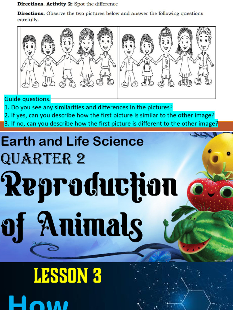 q2 Earth and Life Science Lesson 3 | PDF | Reproduction | Sex q2 Earth and Life Science Lesson 3 | PDF | Reproduction | Sex