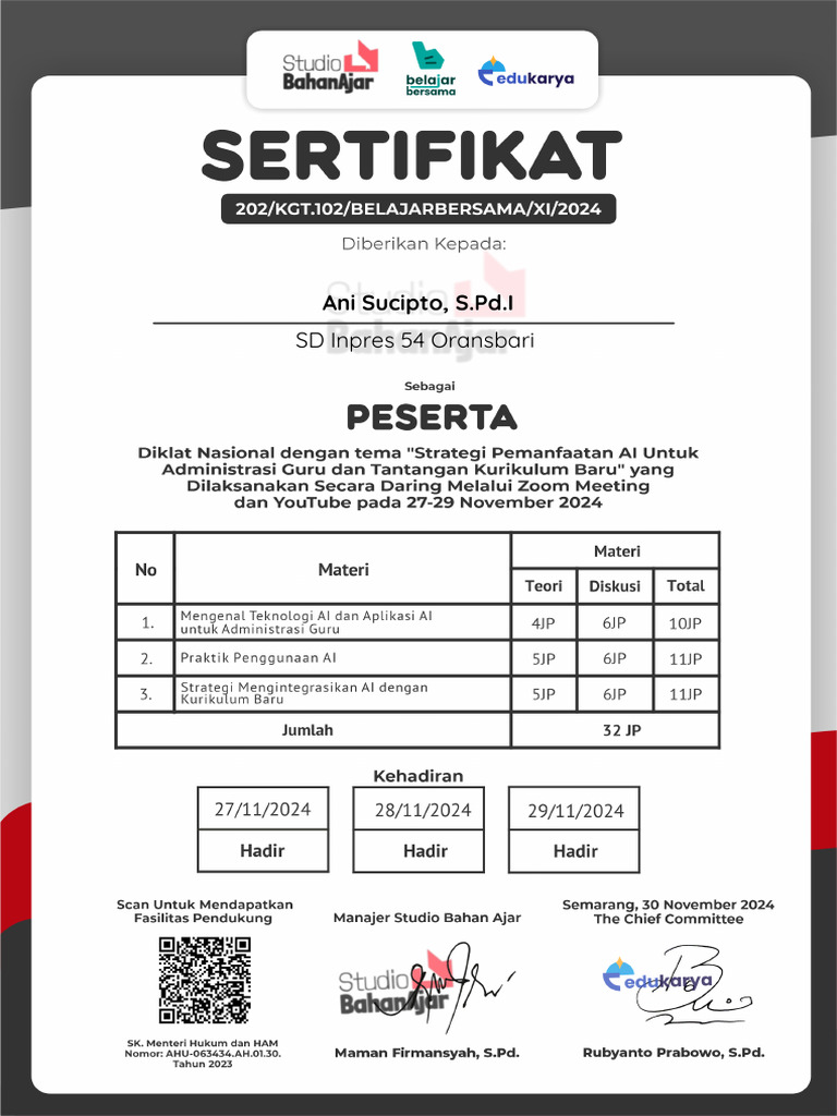 Studiobahanajar 2024-12-02 | PDF