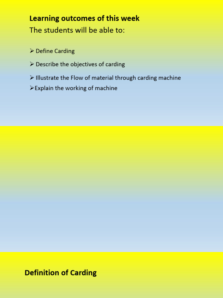 5 Carding | PDF