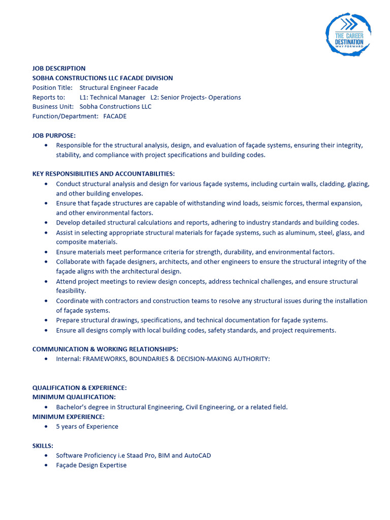 Sou1 Structural Engineer Facade | PDF | Specification (Technical Standard) | Engineering
