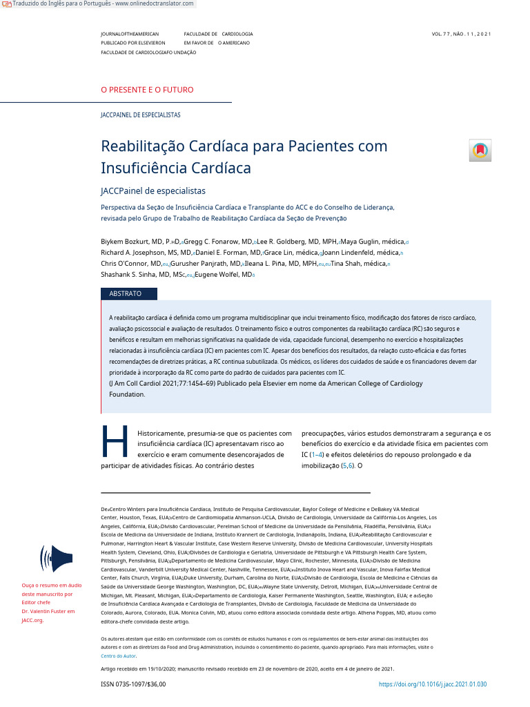 Cardiac Rehabilitation For Patients With Heart Failure 2021 | PDF ...