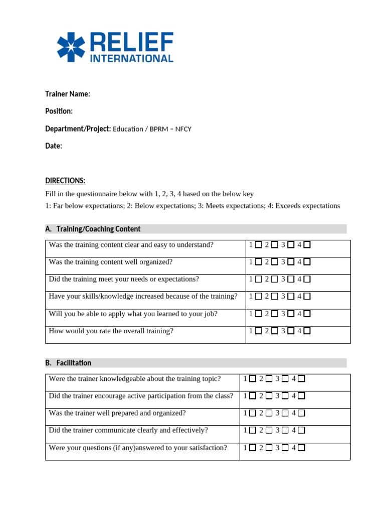 Training Feedback | PDF | Education Theory | Behavior Modification