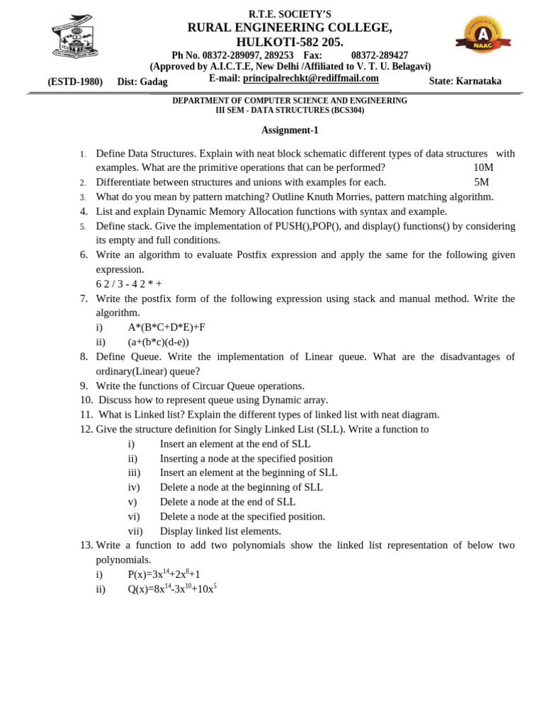 ASSignments | PDF | Queue (Abstract Data Type) | Theoretical Computer Science