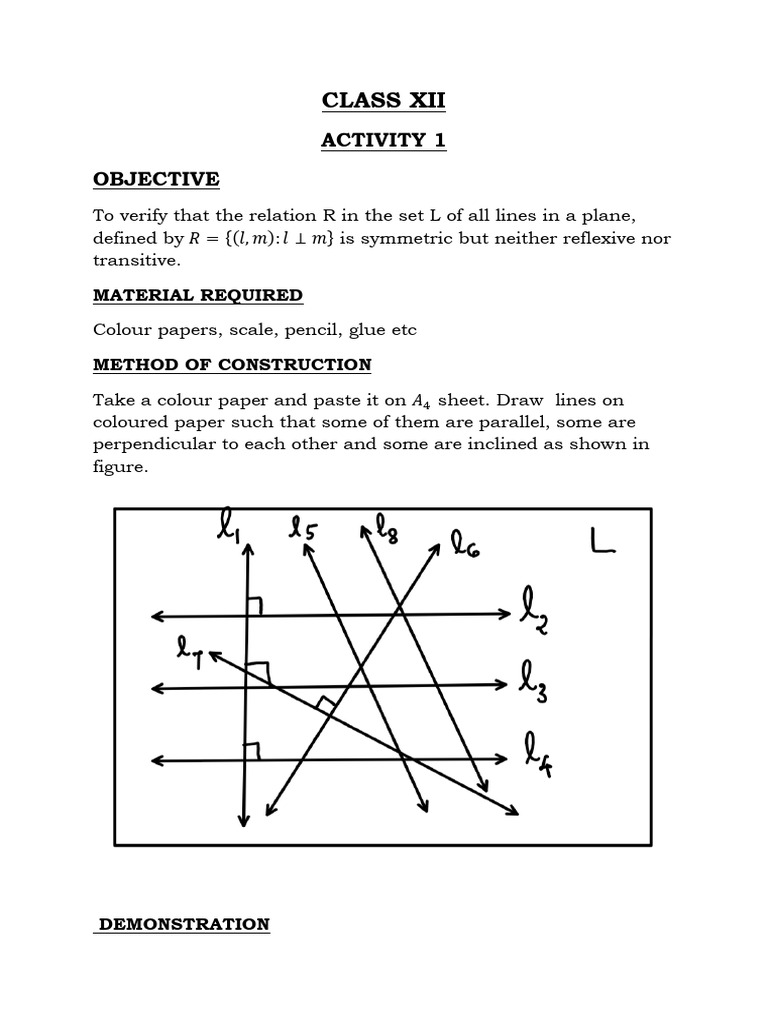 Class Xii - Activities | PDF | Area | Function (Mathematics)