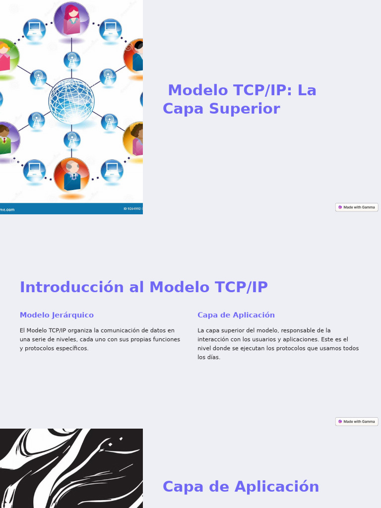Modelo TCPIP La Capa Superior | PDF | Conjunto de protocolos de internet | sistema de nombres de ...