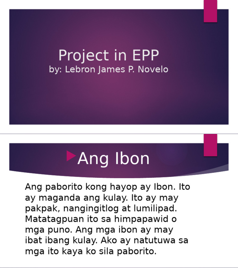 EPP Powerpoint | PDF