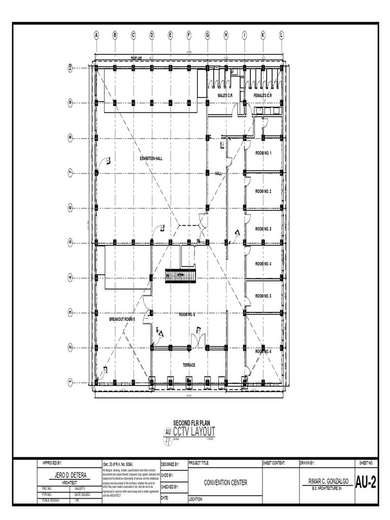 CCTV Layout for Convention Center | PDF