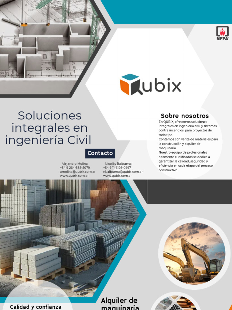 Brochure Qubix | PDF | Calidad (comercial) | Ingeniería