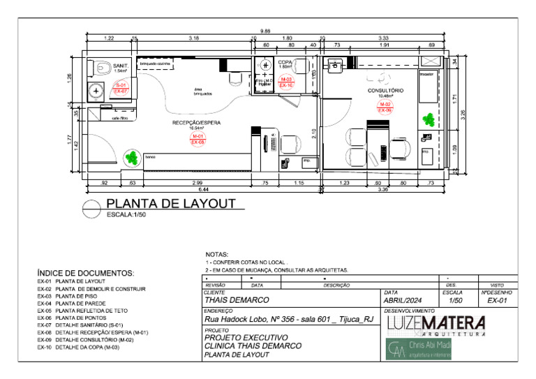 VLG - Tha - Com - Ex - 01 - Planta de Layout - R00 | PDF