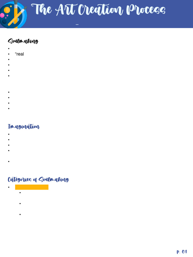 09 Handouts Soulmaking Appropriation and Improvisation | PDF | Improvisation | The Arts
