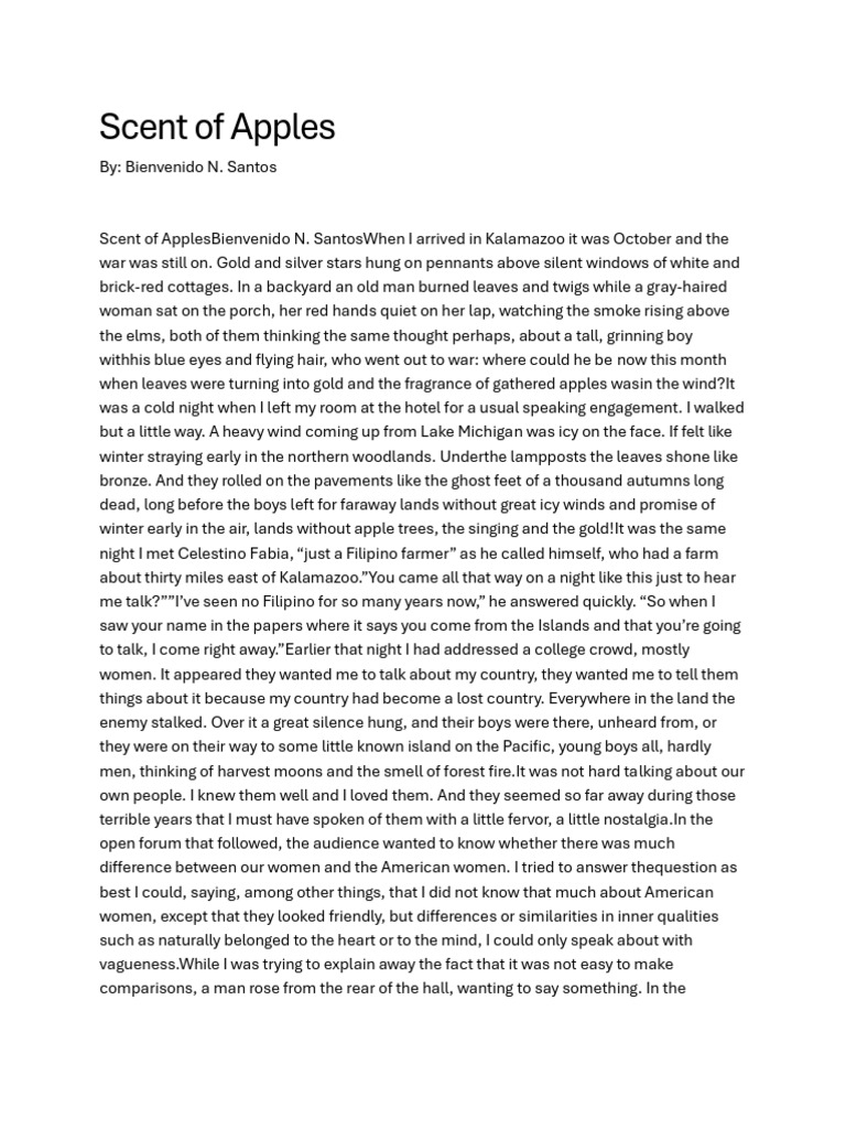 scent of apples | PDF