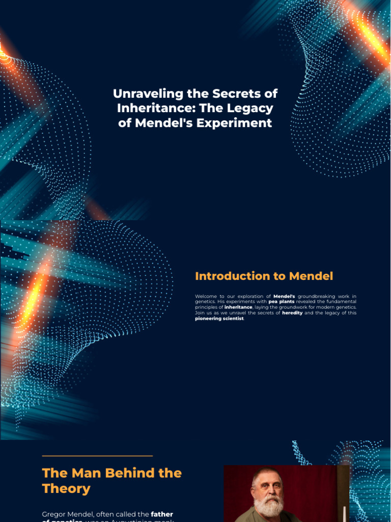 Unraveling The Secrets of Inheritance The Legacy of Mendels Experiment ...