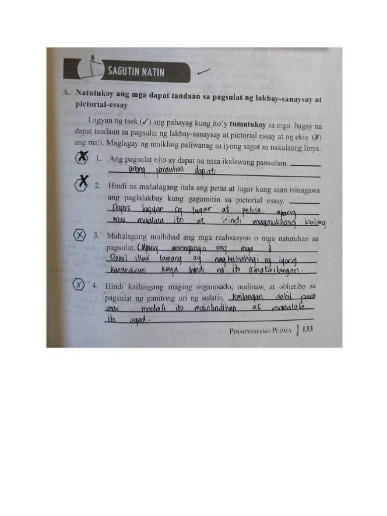 Sagutin Natin A at B ( Bringuela 12-HUMSS) | PDF