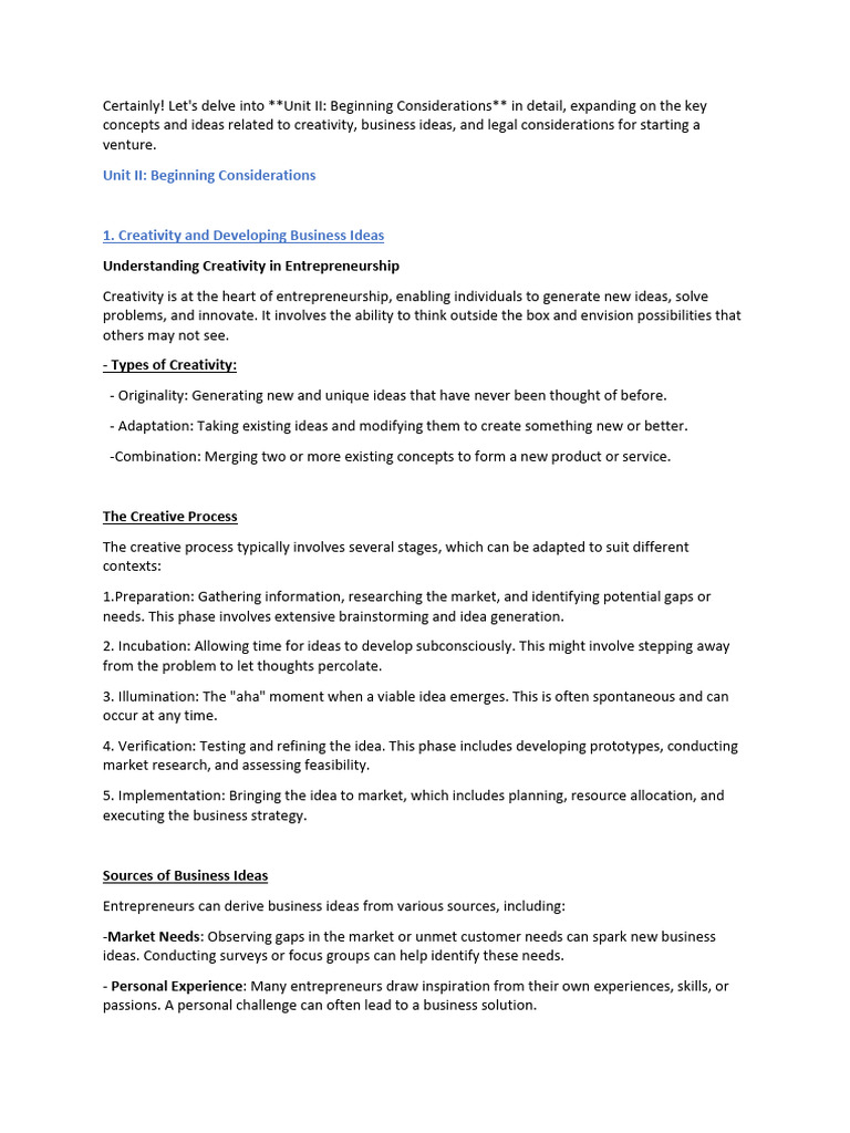 unit 2 PEM | PDF | Entrepreneurship | Competitive Advantage