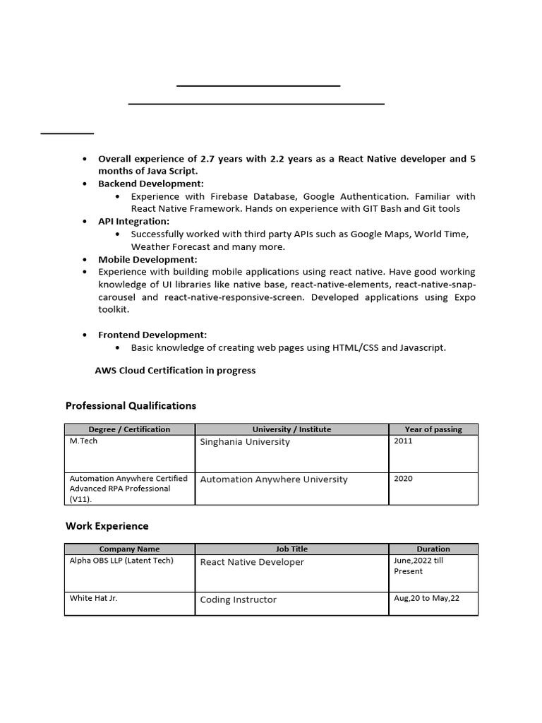 Varuna Srivastava | PDF | Mobile App | Java Script