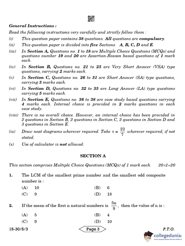 Math Paper | PDF | Circle | Angle