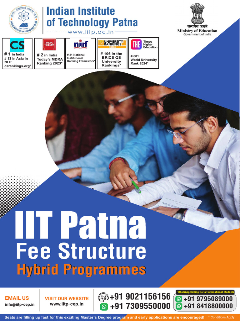 IIT Patna Fee Structure Overview 2024 | PDF | Academic Term ...
