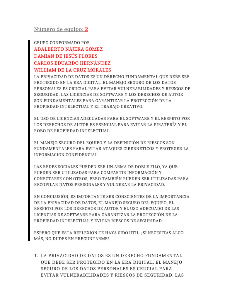 PDF Cultura Digital 1G | PDF | Privacidad | Propiedad intelectual