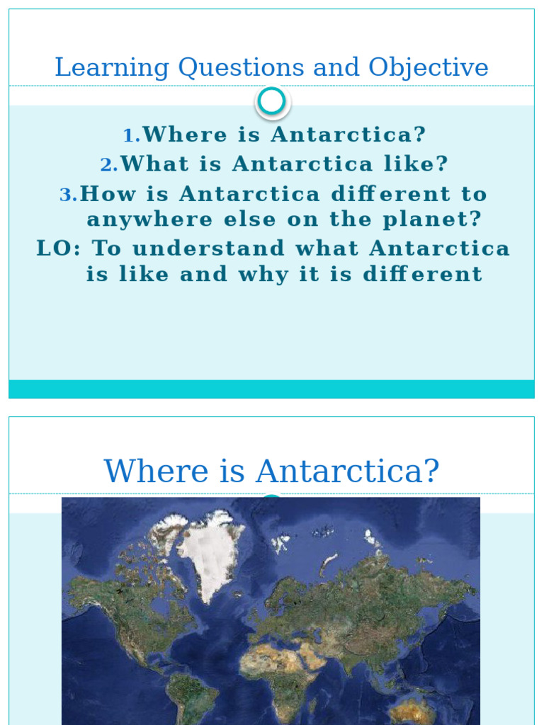 Explore Antarctica: Facts & Quiz | PDF | Antarctica | South Pole
