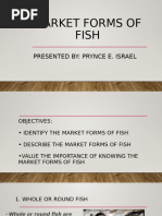 Market Forms of Fish and Fish Products | PDF | Fish | Steak