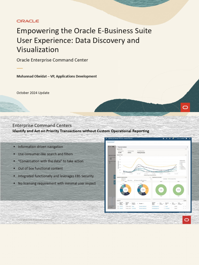 EBS ECC April 2024 V12 Launch RECORDED - S1107121GC10 | PDF | Cloud Computing | Oracle Corporation