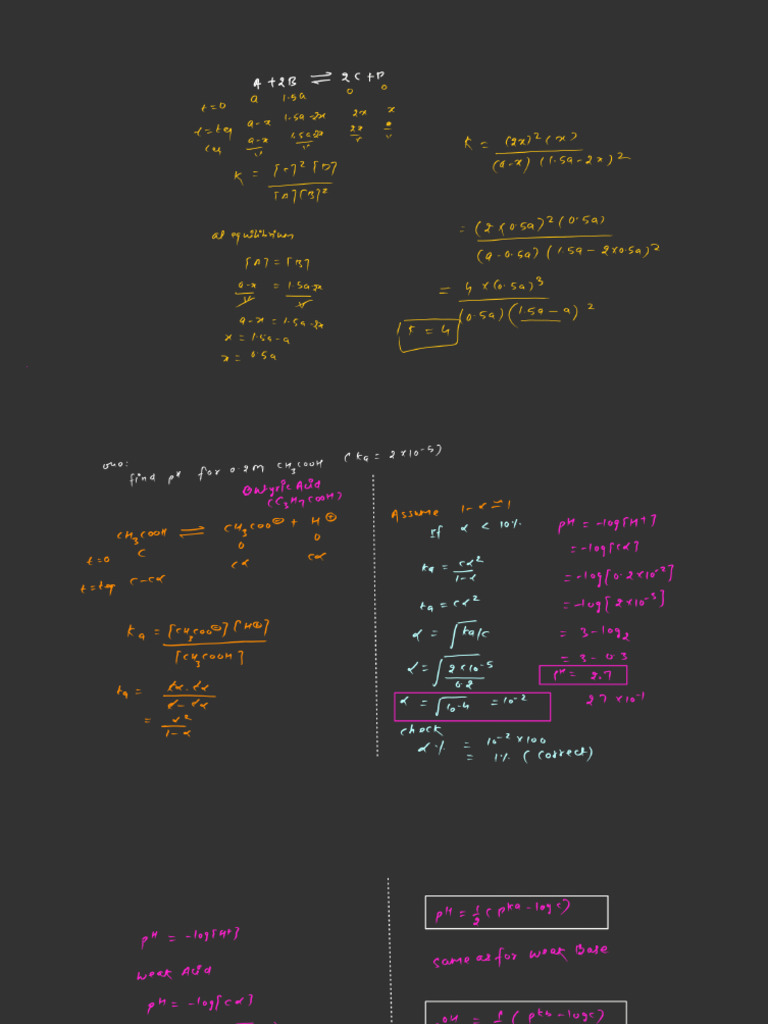 Ionic Equilibrium 01 | PDF