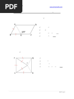 Grade 9 Worksheet | PDF | Triangle | Geometric Shapes