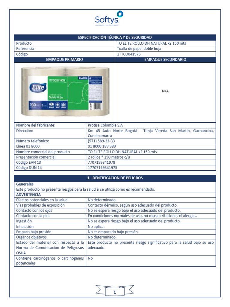 ft toalla sofy | PDF | Residuos | Papel